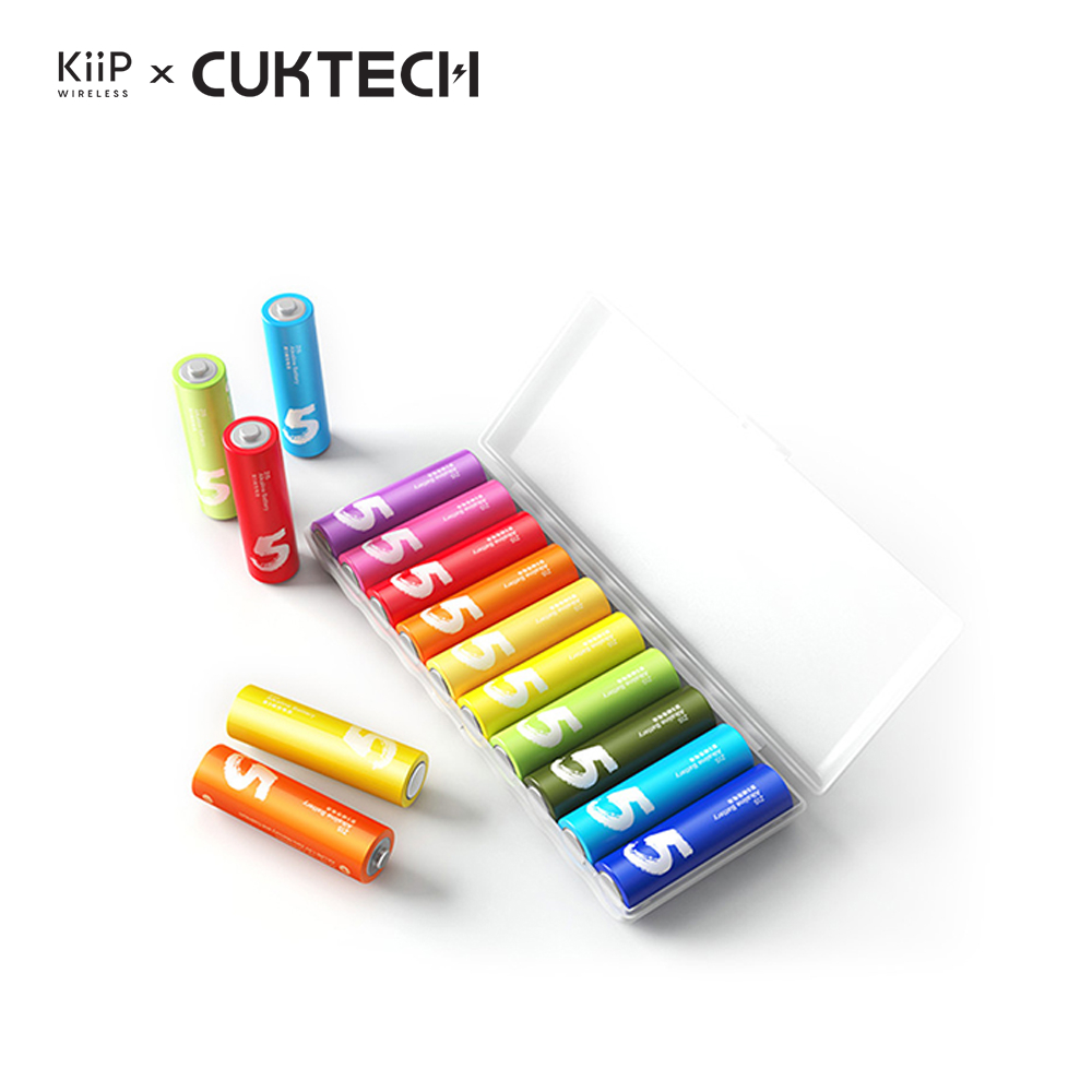 Jual KiiP x Cuktech ZMI Rainbow Alkaline Dry Battery AA Baterai Pack ...