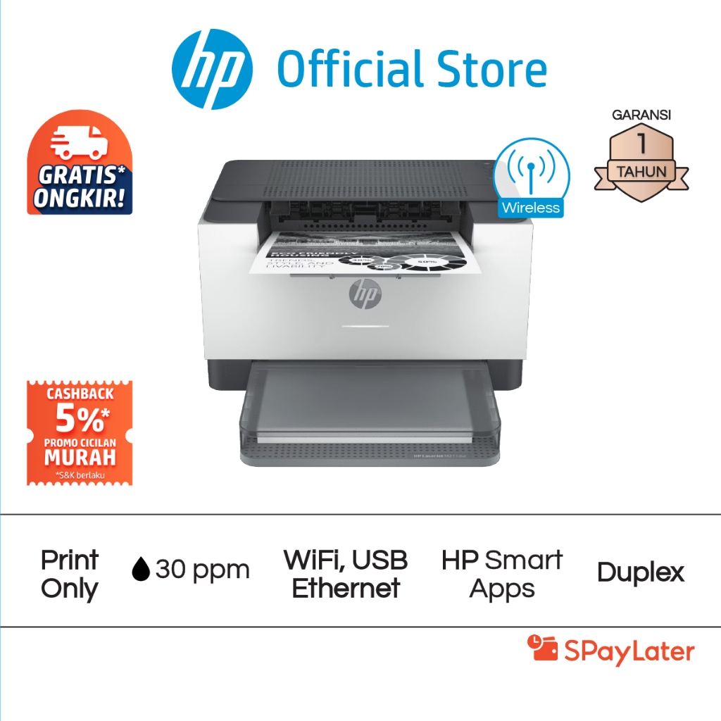 Jual Printer HP LaserJet M211dw Print Only Wifi Wireless USB Black ...