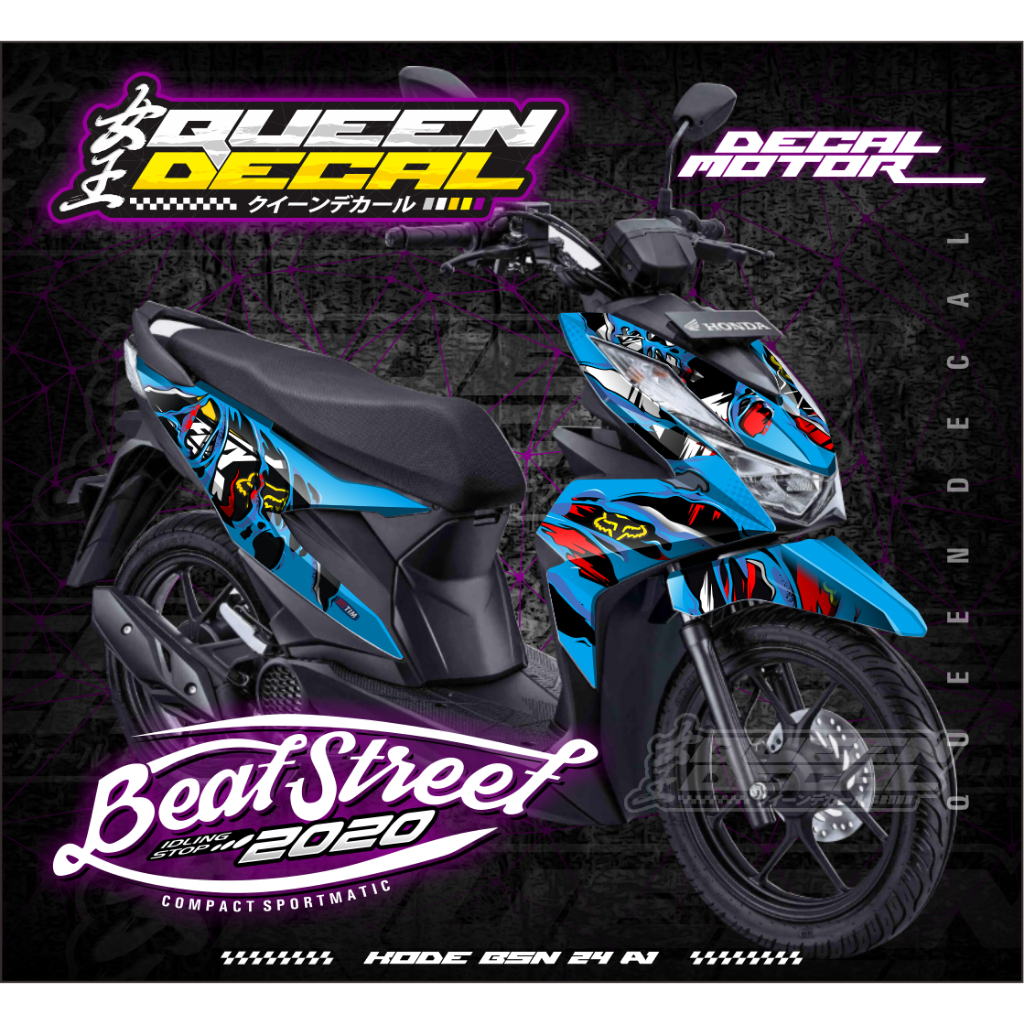 Jual Decal Full Body Beat Street New Desain Motif Repsol Bahan Premium ...