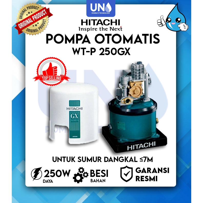 Jual Pompa air Hitachi WTP 250 GX Instant | Shopee Indonesia