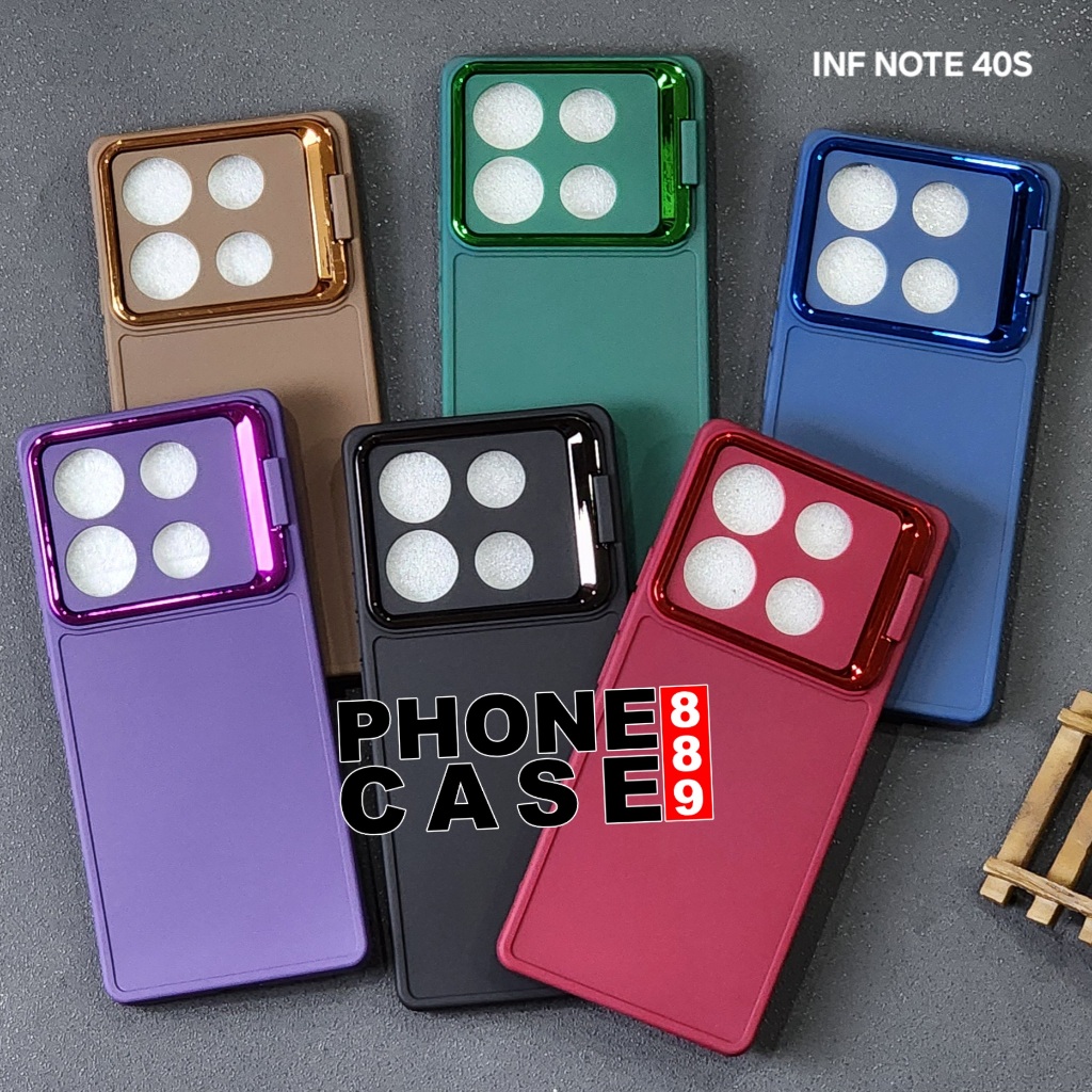 Jual INFINIX NOTE 40S INFINIX NOTE 40 PRO 5G CASE MACARON STAND CAMERA CASE BRACKET KICKSTAND ...