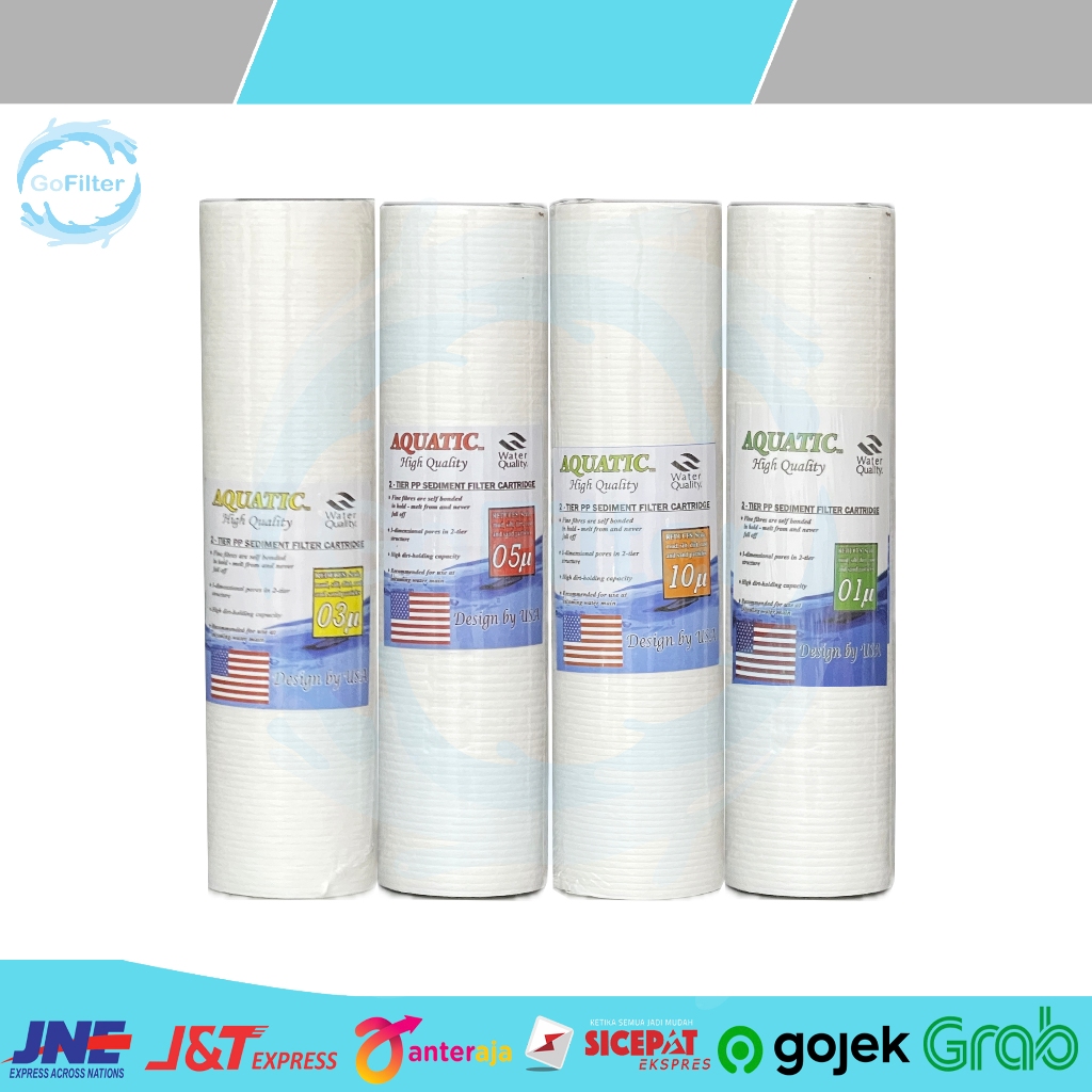 Jual CARTRIDGE FILTER AIR NANO 10 INCH / SEDIMENT FILTER SPUN NANOTEC ...