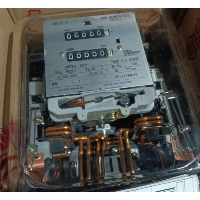Jual kwh meter 3 fasa merk fuji dharma 20/60 double tarif | Shopee Indonesia
