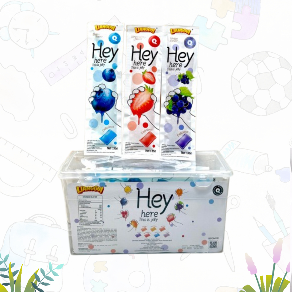 Jual Lianggui Jelly Hey Varian Rasa 35*30gr + Toples ( 1 Box ) | Shopee ...
