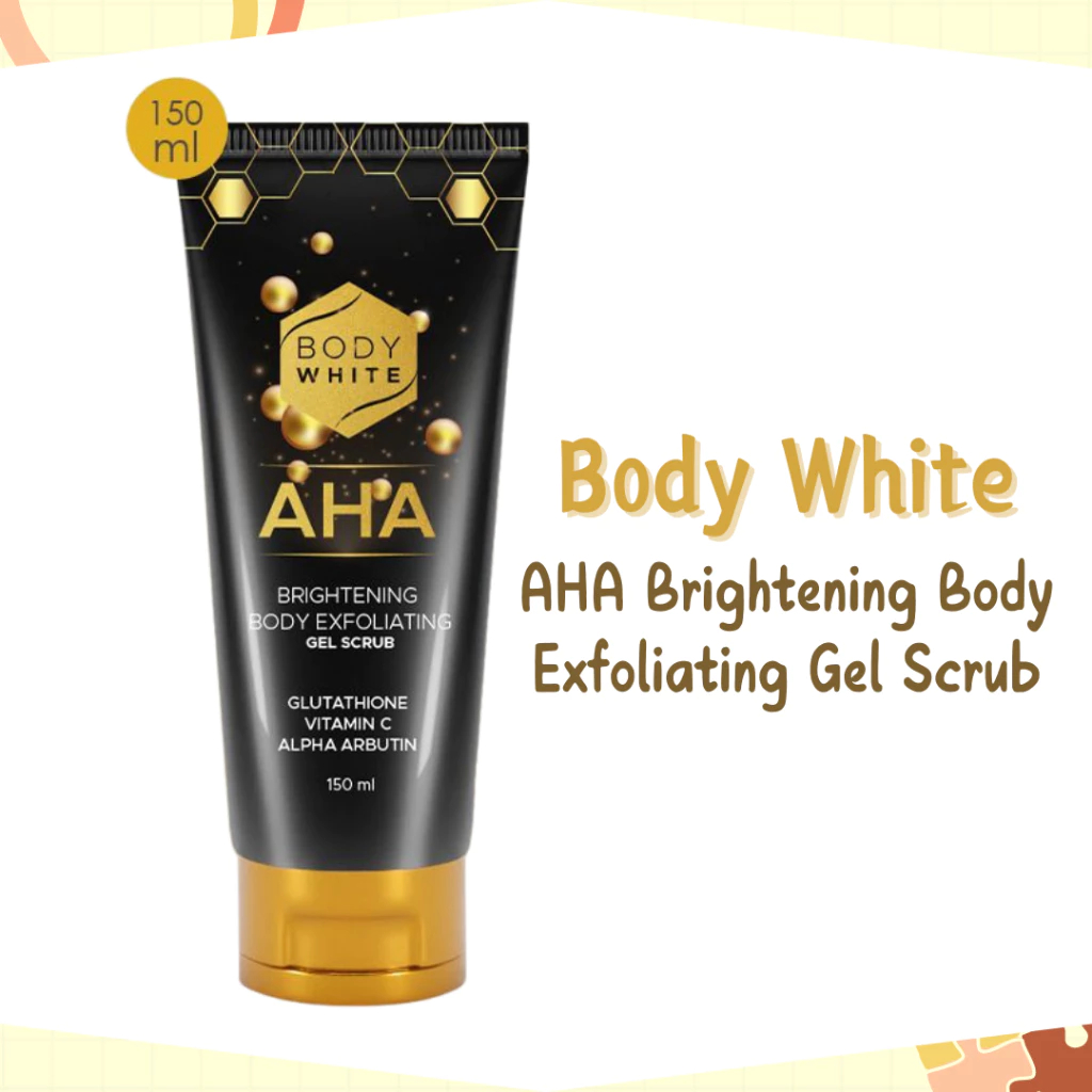 Jual Body White AHA Brightening Body Exfoliating Gel Scrub 150ml ...