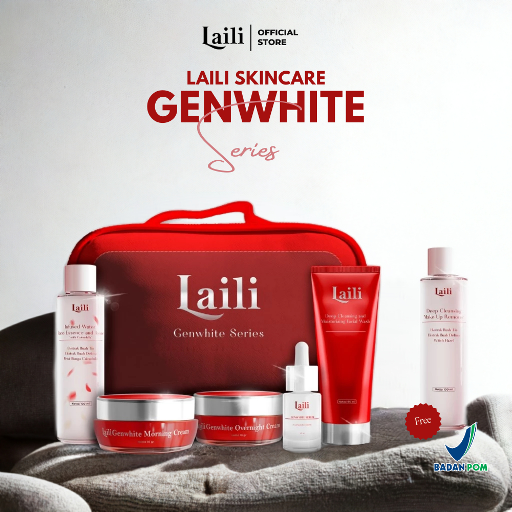 Jual Laili Genwhite Series Skincare Set with Deep Cleansing Water ...