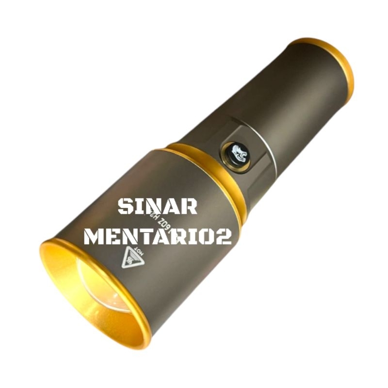 Jual SENTER KAWACHI ZOOM LED LASER/SENTER 2 WARNA CAHAYA PUTIH/KUNING ...