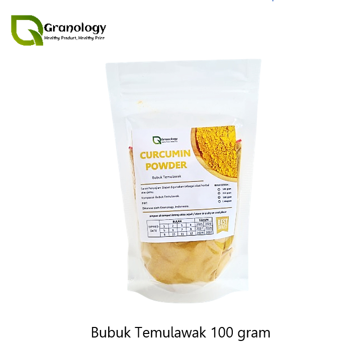 Jual Temulawak Bubuk / Curcumin Powder (100 gram) by Granology | Shopee ...