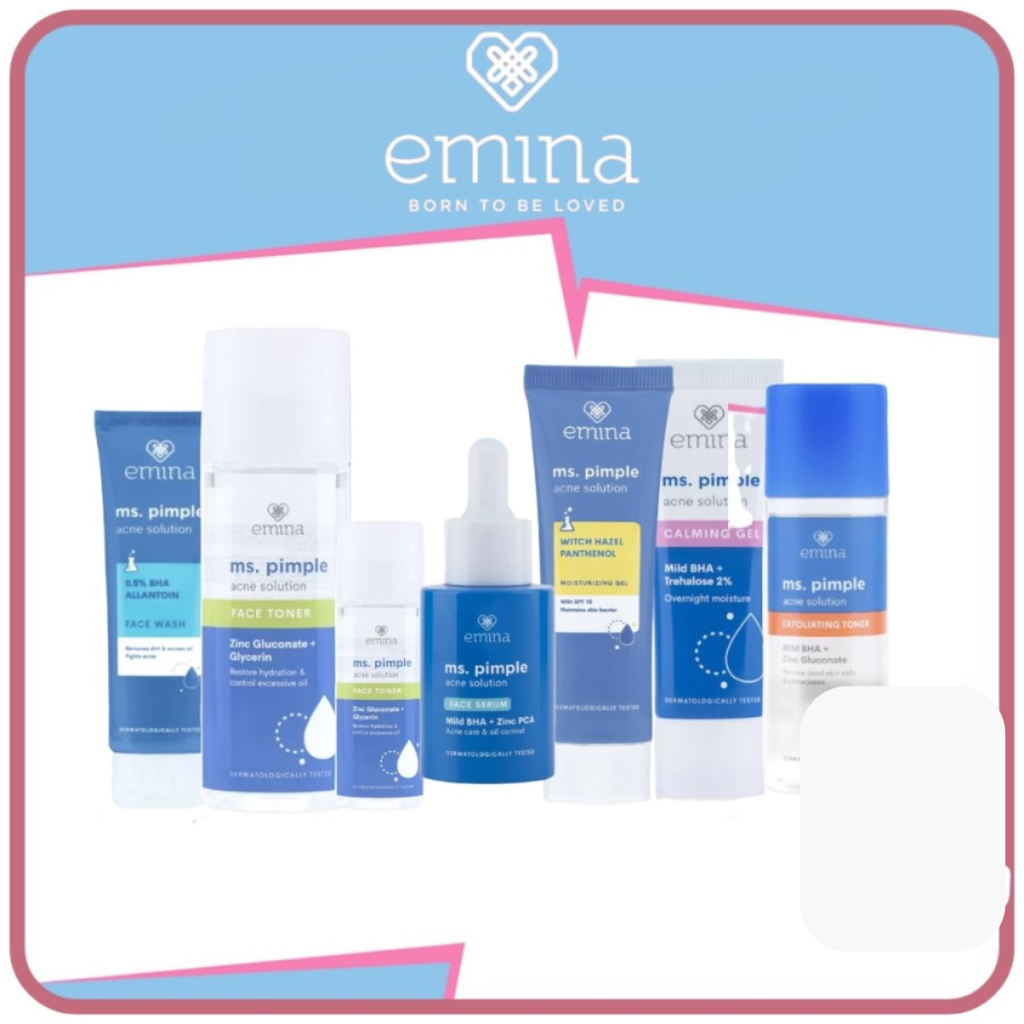 Jual Emina Ms. Pimple Acne Solution Series | Shopee Indonesia