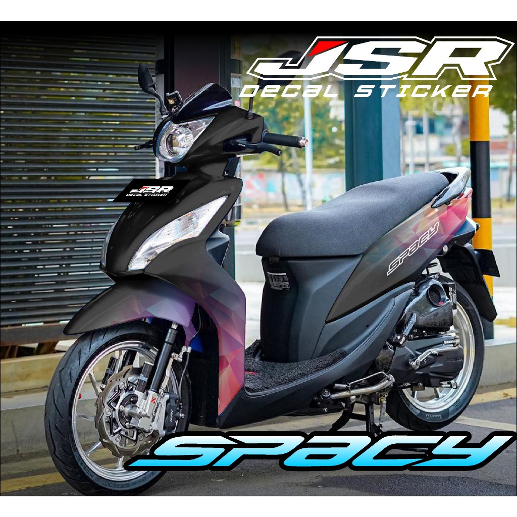 Jual TERBARU, DECAL STICKER SPACY FULL BLOK, STICKER SPACY FULLBODY ...