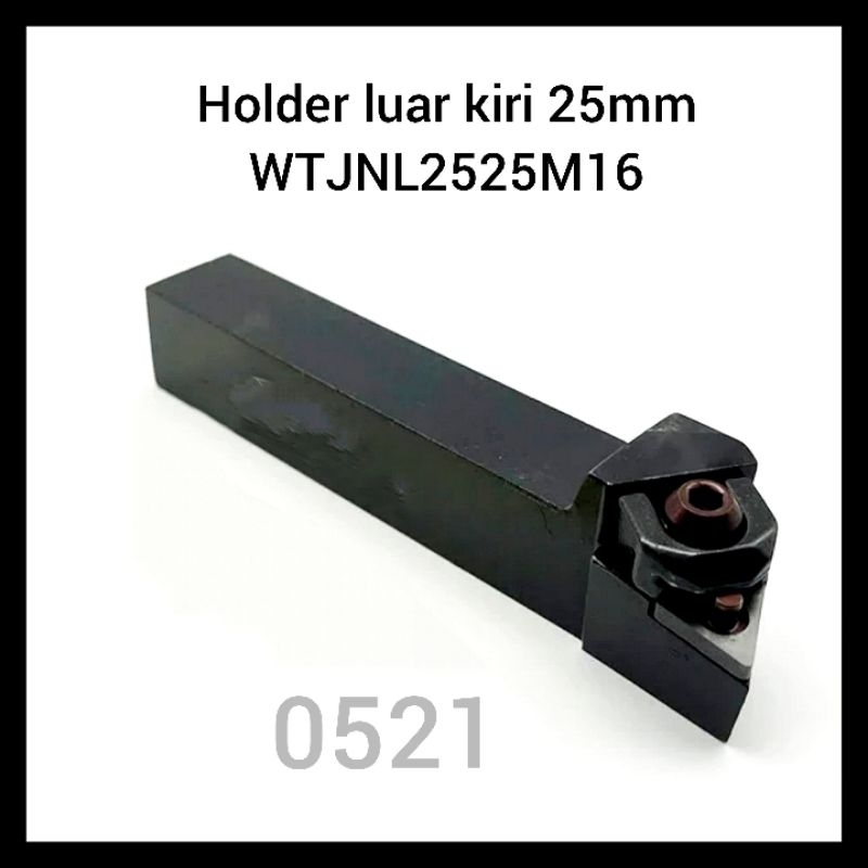 Jual 0521 Holder kiri WTJNL 2525 M16 holder bubut luar kiri 25mm untuk insert TNMG16 TNGG16 ...
