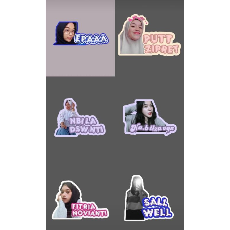 Jual Sticker Custom Nama dan Foto - Stiker Motor Custom Nama dan Foto ...