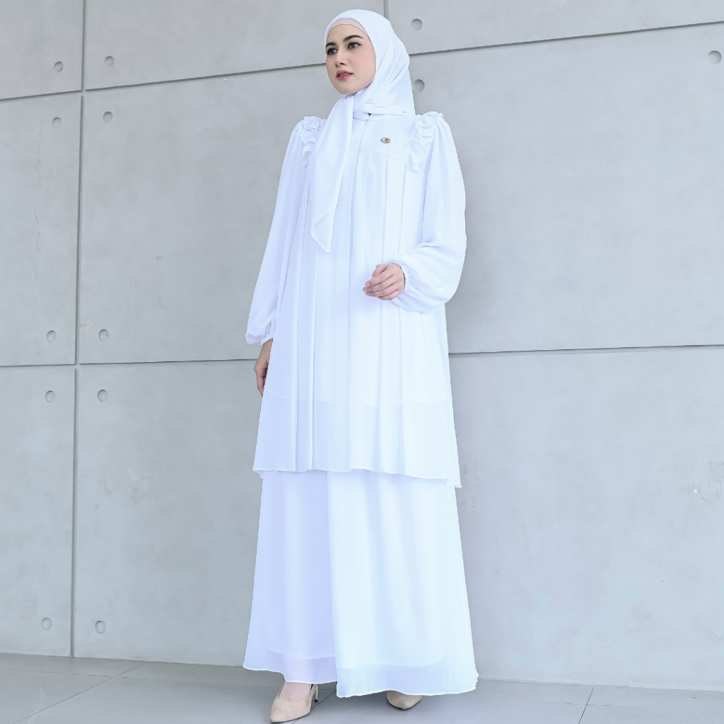 Jual Aisyalina Id Faranisa One Set Rok Series Pashmina Segiempat Bahan ...