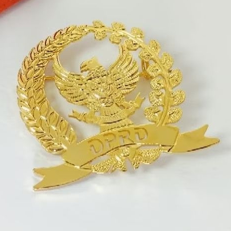 Jual Bros pin logo DPRD lapis emas gold | Shopee Indonesia