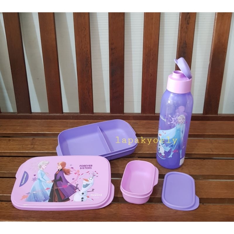 Jual Tempat Bekal Anak Frozen Set Tupperware | Shopee Indonesia