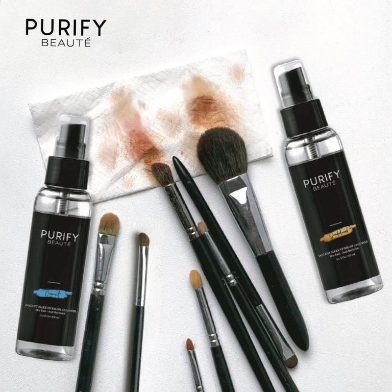 Jual Brush Cleaner Purify Beaute Instant Spray Langsung Kering PURIFY ...