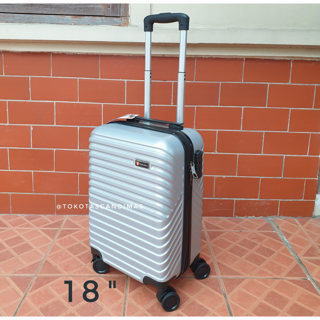 Jual Koper Fiber Swiss Polo JS6903 Size 18 Inch | Shopee Indonesia