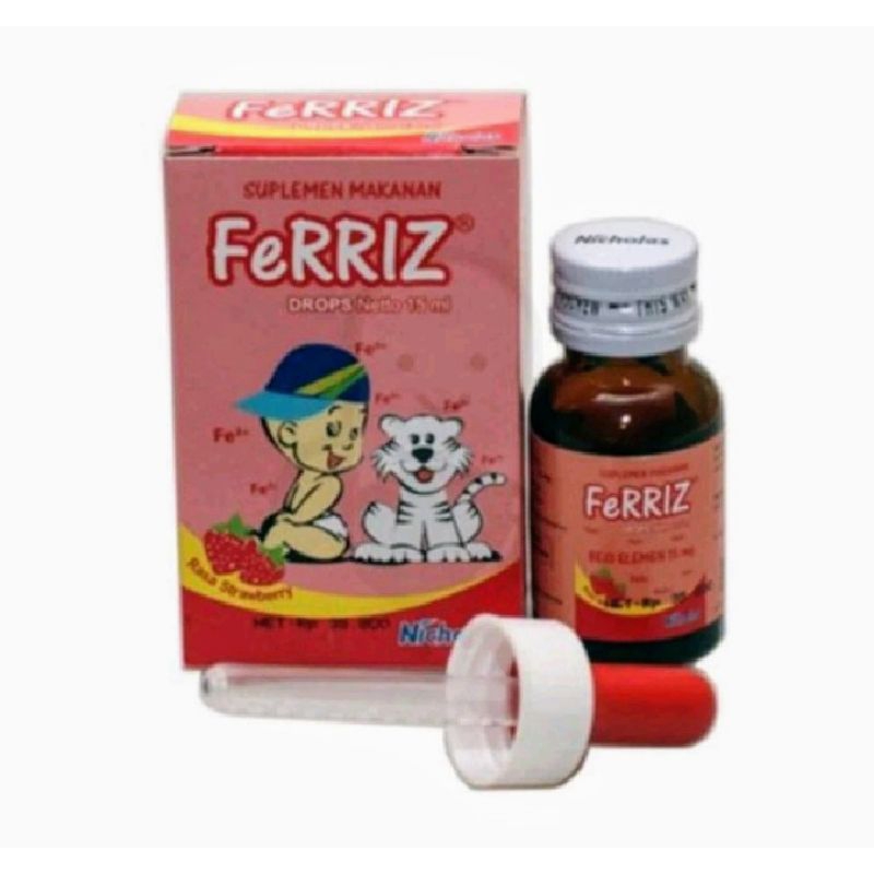 Jual Ferriz drops 15ml Zat besi untuk Bayi N Anak ( Original 100% ...