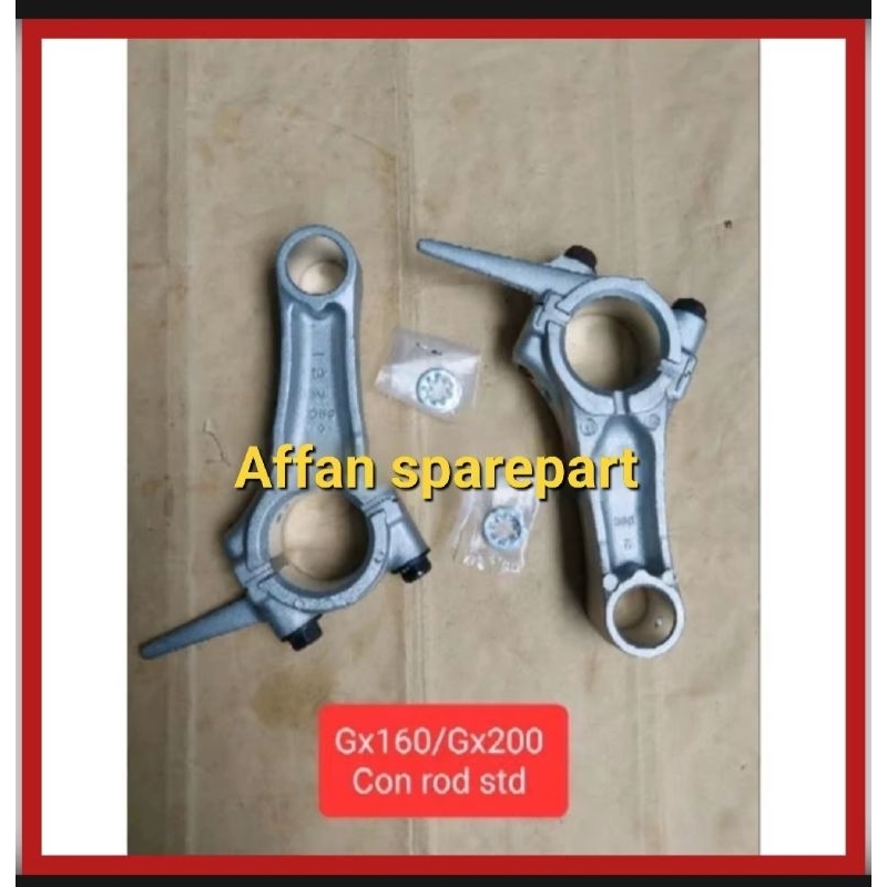 Jual STANG SEHER, CONECTING ROD HONDA GX 160 / GX 200 STD | Shopee Indonesia