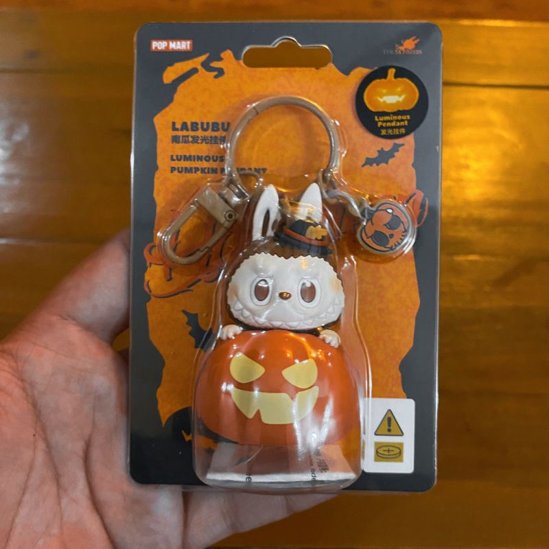 Jual LABUBU PUMPKIN HALOWEEN KEYCHAIN POPMART | Shopee Indonesia