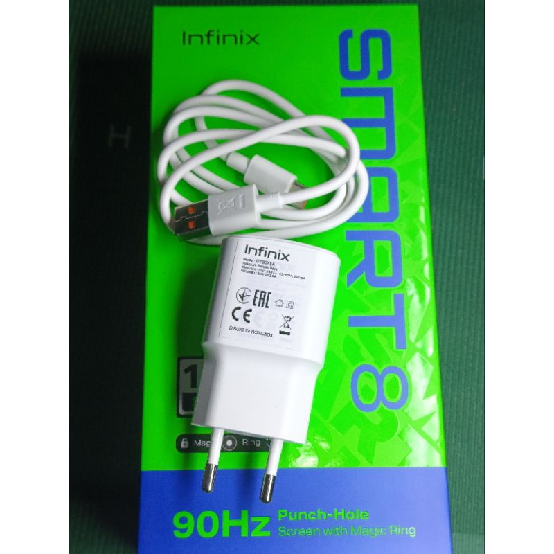 Jual CHARGER INFINIX BAWAAN SMART 8 ASLI COPOTAN ORIGINAL | Shopee ...