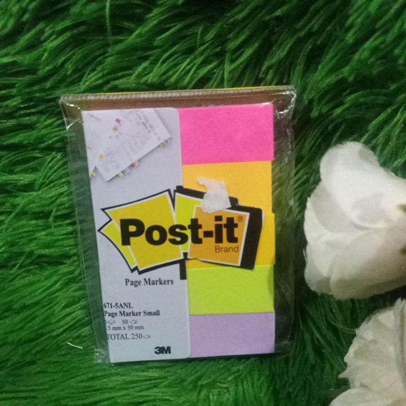 Jual Post it page marker 3M tipe 671-5ANL | Shopee Indonesia