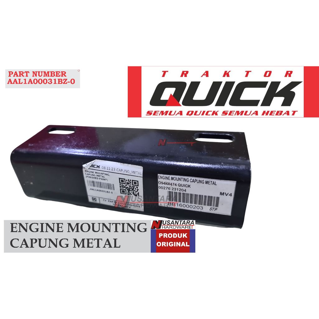 Jual engine mounting capung traktor quick, dudukan mesin traktor quick ...