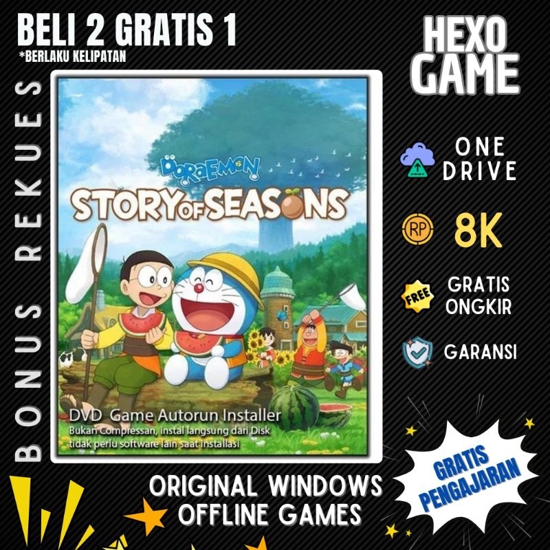 Jual Doraemon Story of Seasons - PC Game Adv - LINK DOWNLOAD - GAME ...