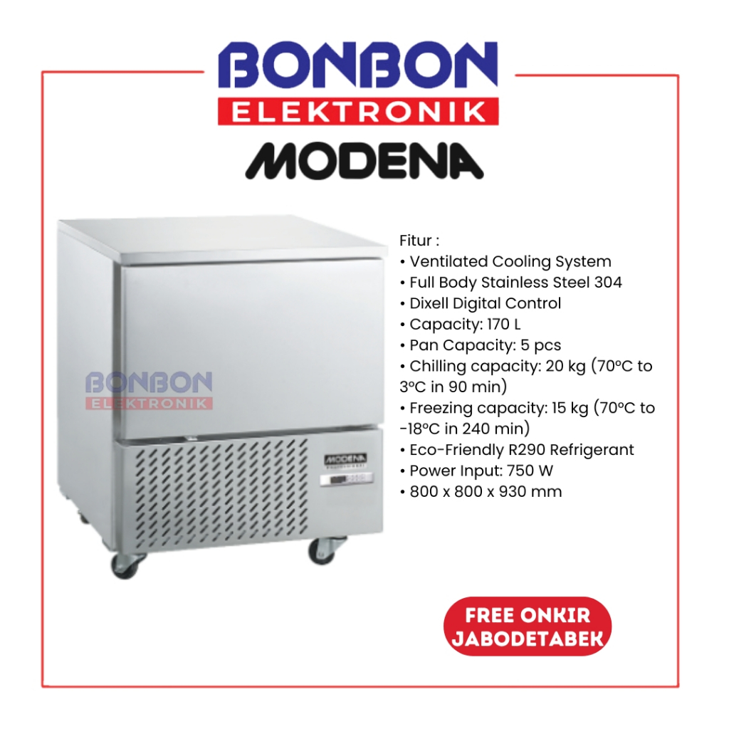 Jual Modena Blast Chiller & Freezer 170 Liter BZ 1050 DASS / BZ 1050 ...