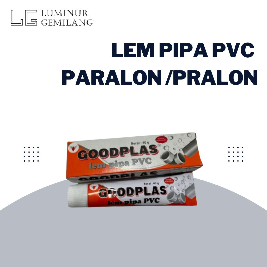 Jual Lem Pipa Knee Keni PVC Tube Lem Paralon Pralon - Goodplas | Shopee ...