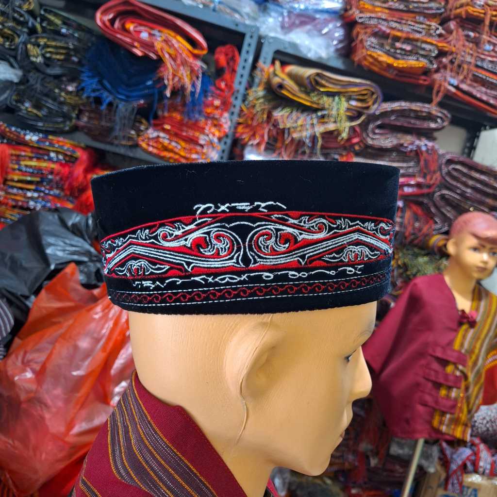 Jual topi peci songkok gorga batak / peci pesta - songkok batak ...