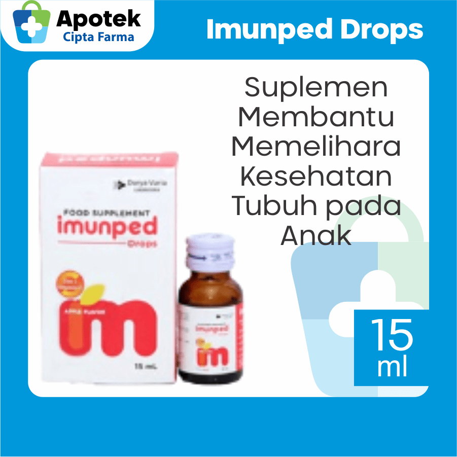 Jual Imunped Drops Imunped Drop Zinc Sulfate Vitamin C Vit C Vitamin ...