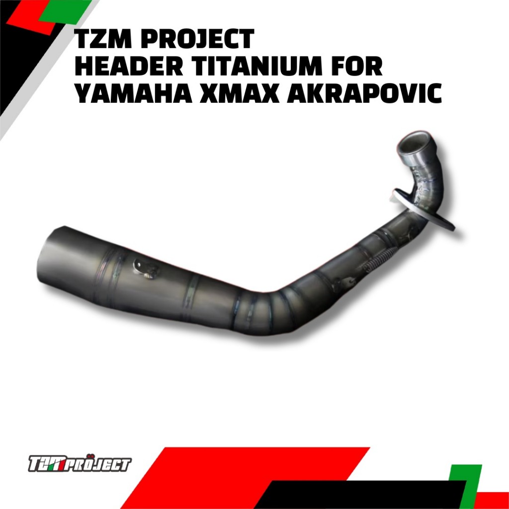 Jual TZM Project Header Titanium For Yamaha Xmax Akrapovic | Shopee ...