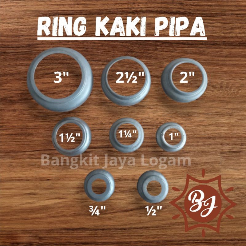Jual Ring Cembung // Plendes // Tapak Pipa Ornamen Aksesoris Pagar Besi ...