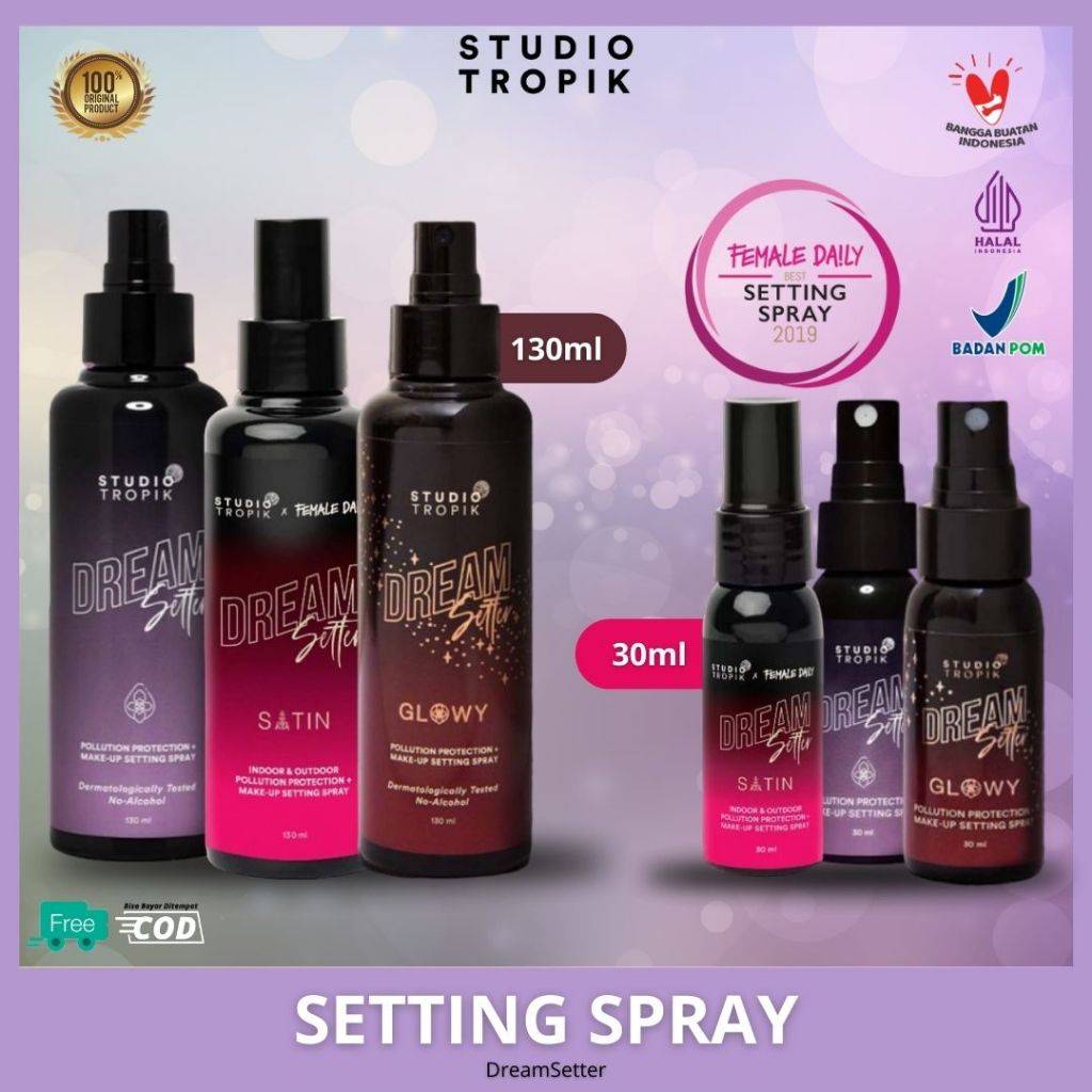 Jual STUDIO TROPIK DreamSetter 2.0 Make-up Setting Spray | Shopee Indonesia