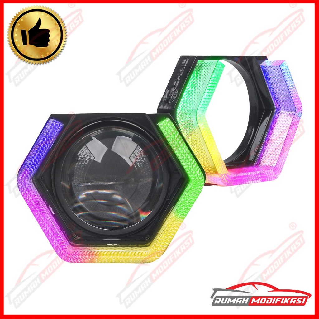 Jual Shroud Hexagon Style - Archaic RGB Shroud - 3 Inch - RGB - Diamond ...