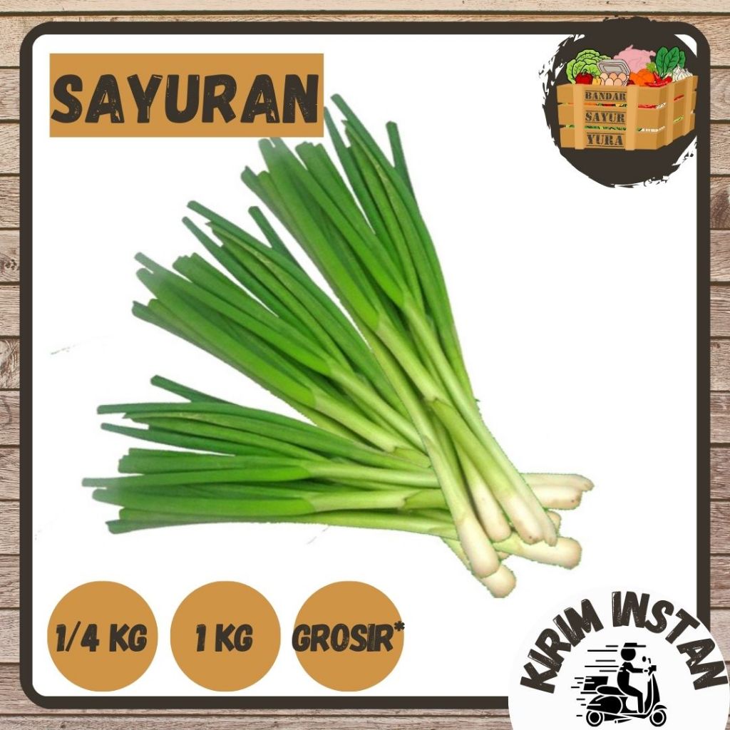 Jual KIRIM INSTAN Daun Bawang Segar 250gr | Shopee Indonesia