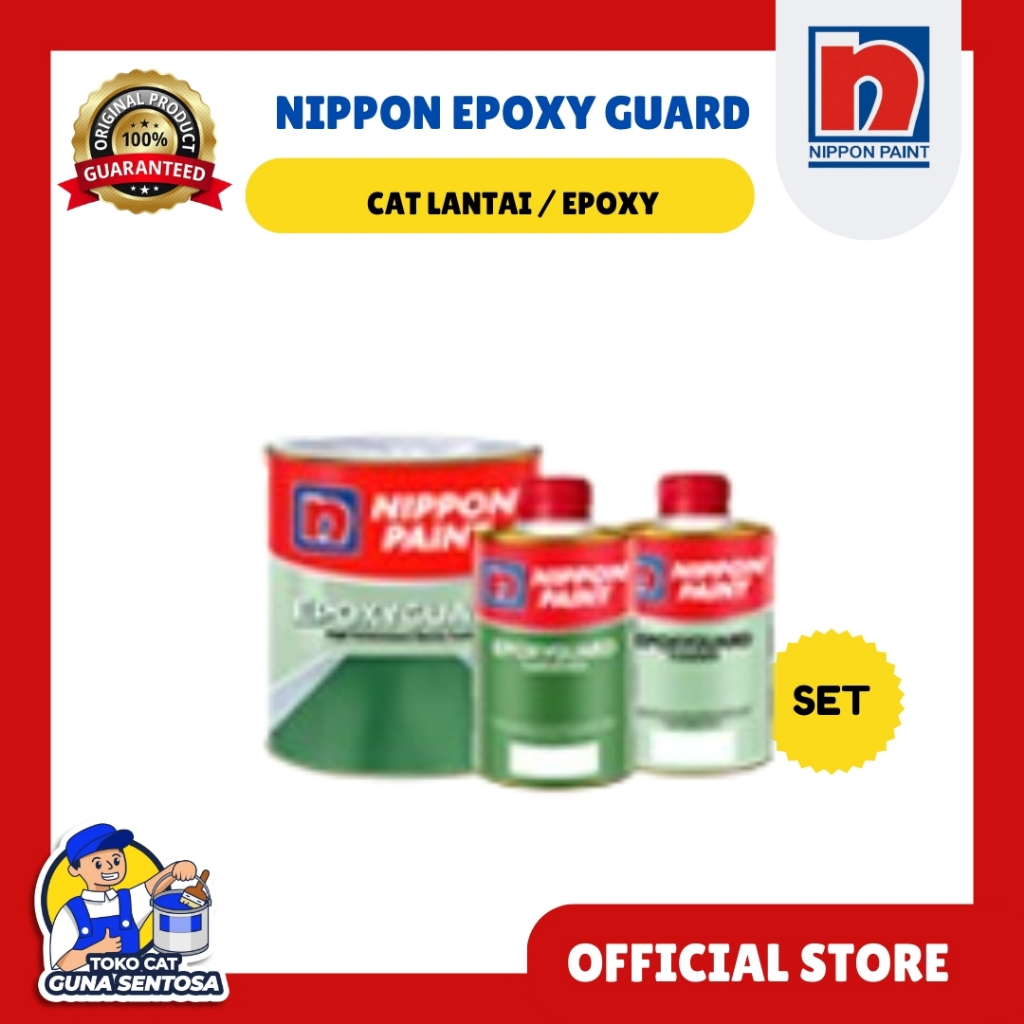 Jual CAT LANTAI , KOLAM, DINDING LANGIT NIPPON EPOXYGUARD 1 L | Shopee ...