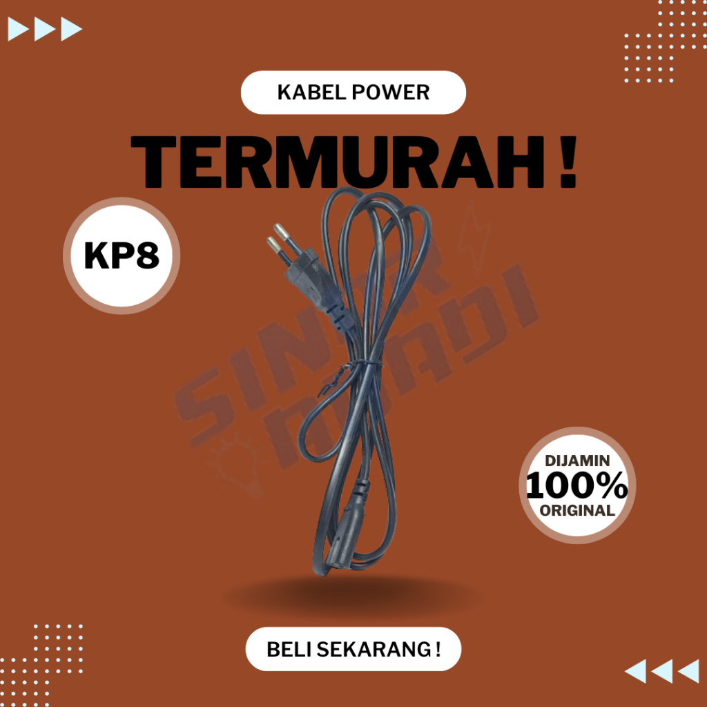 Jual Kabel Power / Tape Angka 8 | Shopee Indonesia