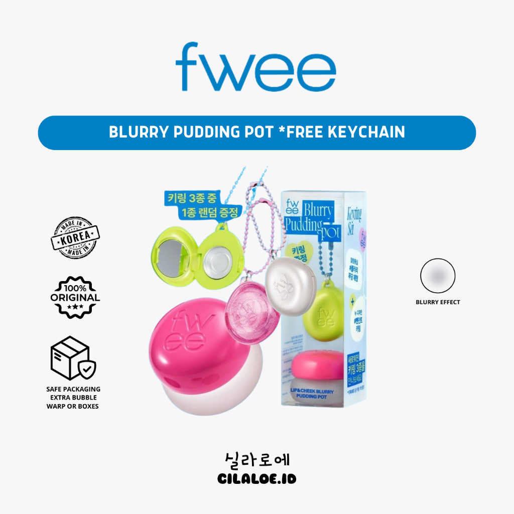 Jual (READYSTOCK) FWEE Blurry Pudding Pot FREE KEYCHAIN | Lip & Cheek ...