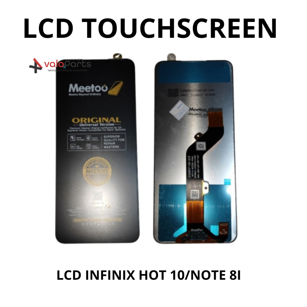 Jual LCD INFINIX HOT 10 / NOTE 8I / X682 / X683+TOUCHSCREEN METOO BLACK ...
