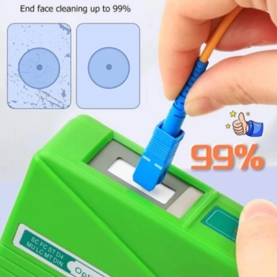 Jual Optical Fiber Connector Cleaner Fiber Optic | Shopee Indonesia