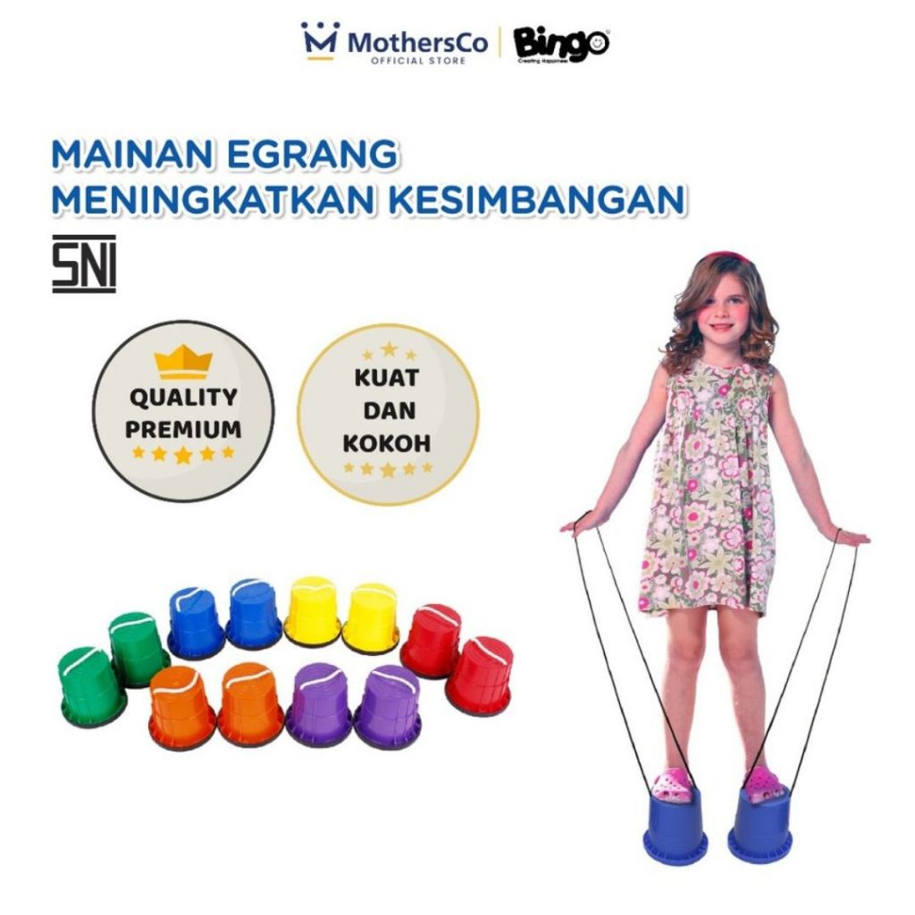 Jual Parklon Mainan keseimbangan Egrang Pijakan Kaki Walking Bucket ...