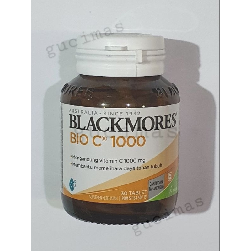Jual BLACKMORES BIO C 1000 ( 30 Tablet ) | Shopee Indonesia