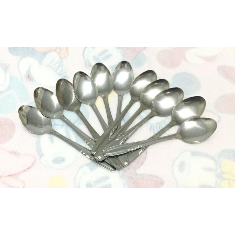 Jual Sendok Makan Stainless Isi 12 Pcs ( 1 Lusin ) / Sendok Makan Murah ...