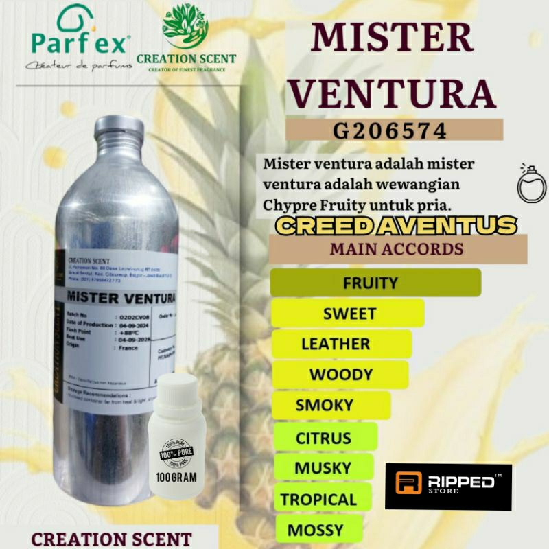 Jual (100ML) BIBIT PARFUM MURNI CREED AVENTUS BY CREATION SCENT PERFUME ...
