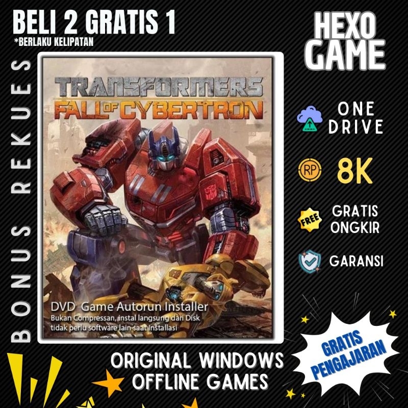 Jual Transformers Fall of Cybertron - PC Game Adv - LINK DOWNLOAD ...