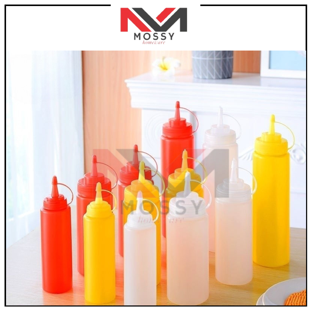 Jual MOSSY Botol Kecap Saos Mayonaise Minyak Cuka Bahan Plastik Murah ...