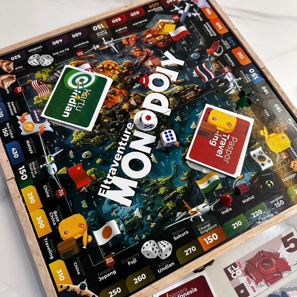 Jual [COD] Game Board Monopoli Mainan Edukasi Anak Permainan Seru ...