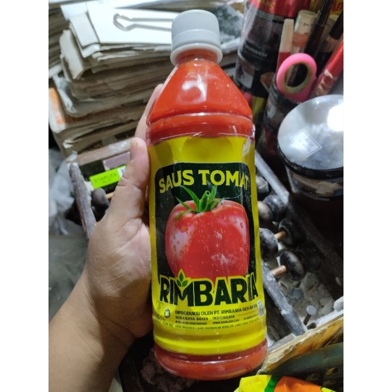 Jual SAOS TOMAT RIMBA RIA BOTOL PLASTIK | Shopee Indonesia